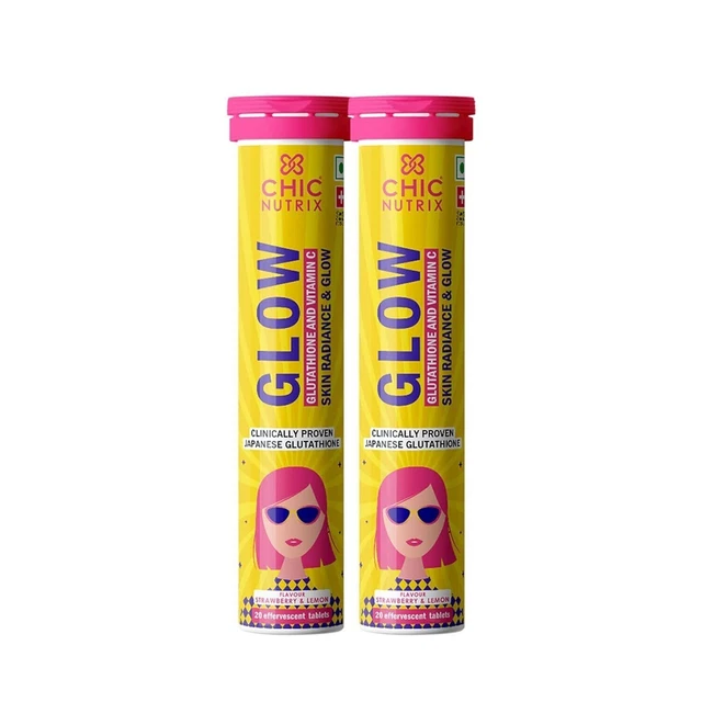 CHICNUTRIX GLOW - 500mg Japanese Glutathione 20 effervescent tablets ...