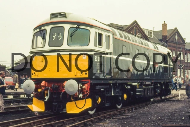 UK DIESEL TRAIN Railway Photograph Of Class 33 33008 Loco. Rm33-23 £1. ...