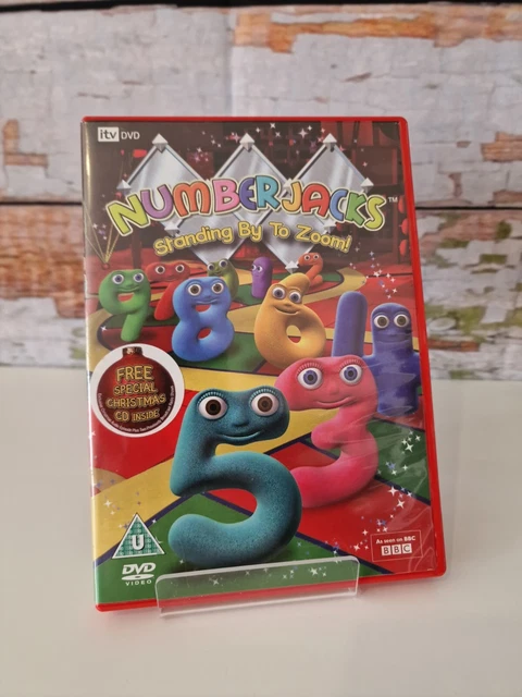 NUMBERJACKS - STANDING By To Zoom! DVD & Christmas CD Shape Japer ...