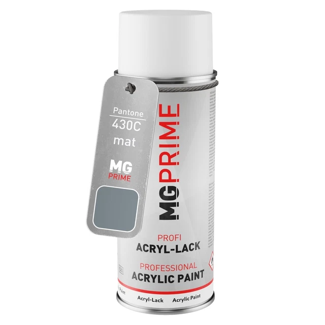 PANTONE 430C GREY Bombe aérosol 400 ml mat séchage rapide EUR 9,90 ...