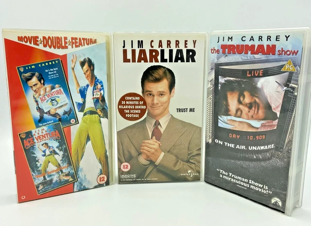JIM CARREY VHS Video Tape x3 Movie Bundle Vintage £8.99 - PicClick UK