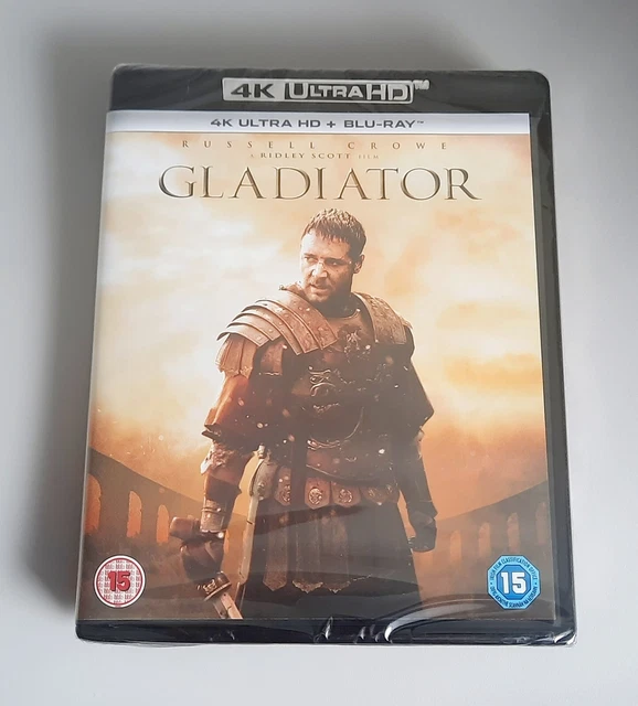 RIDLEY SCOTT'S GLADIATOR 4K UHD e Blu-ray 3 dischi: Russell Crowe: nuovo e sigillato EUR 23,12 ...