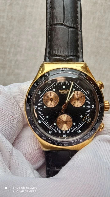 CHRONO SWATCH IRONY YCG401 (2002) : James Bond 007 « Goldfinger » EUR 182,71 - PicClick FR