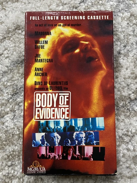 MADONNA PROMO VHS Body Of Evidence Screening Video Tape Us 1993 Uncut £ ...