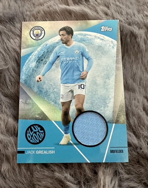 23/24 TOPPS MANCHESTER Man City Team Set BLUE MOON - Jack Grealish ...