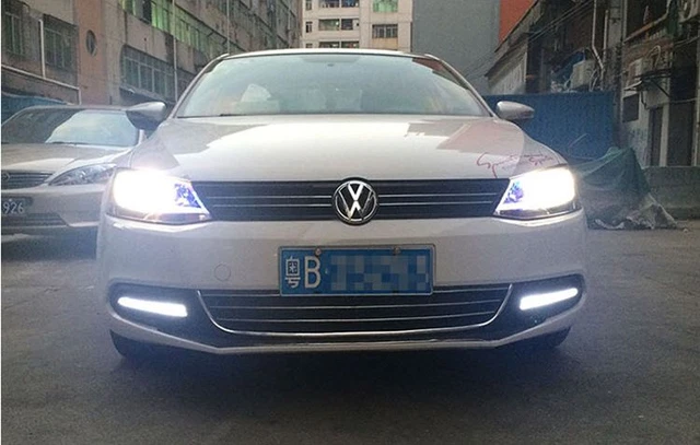 LED DAYTIME RUNNING Light DRL Fog Lamp for VW 2010 2011 2012 JETTA ...
