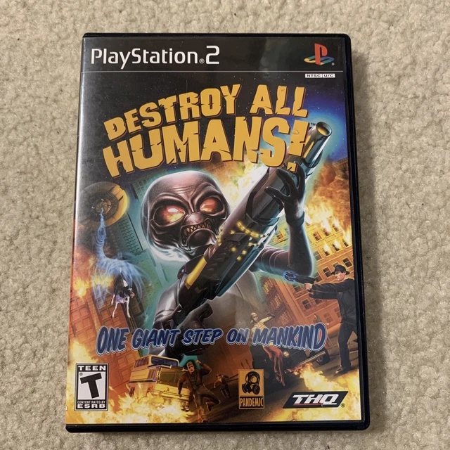 DESTROY ALL HUMANS! Complete Video Game Sony Playstation PS2 Pandemic ...