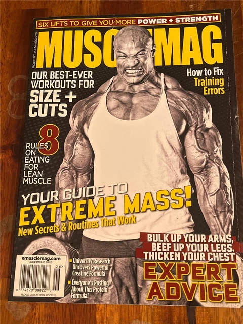MUSCLEMAG BODYBUILDING MUSCLE magazine Mr Olympia RONNIE COLEMAN 6-11 £ ...