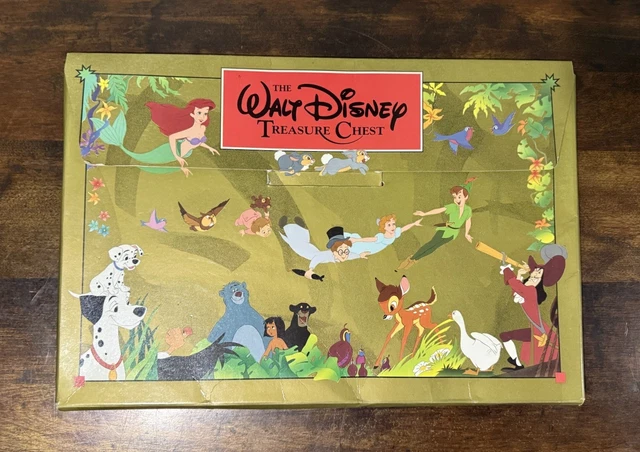 VINTAGE 1991 WALT Disney Treasure Chest Collection Of Stories 5 Large ...