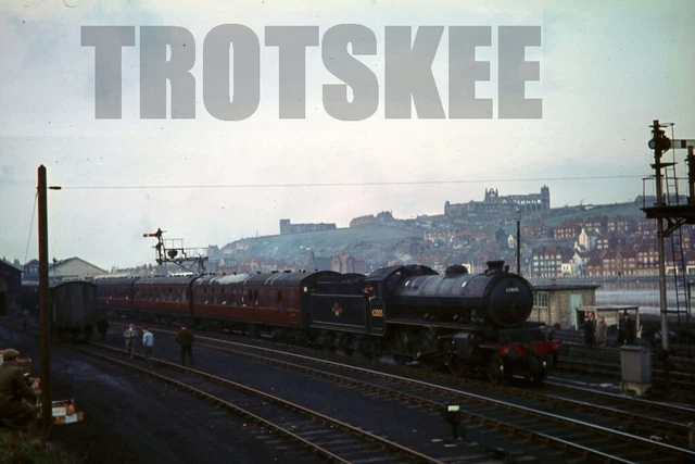 35MM SLIDE BR British Railways Steam Loco 62005 Class K1 Whitby 1965 ...