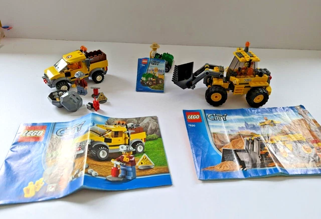 LEGO CITY BUNDLE 4200 7630 4899: Mining 4x4, Front End Loader & Tractor ...