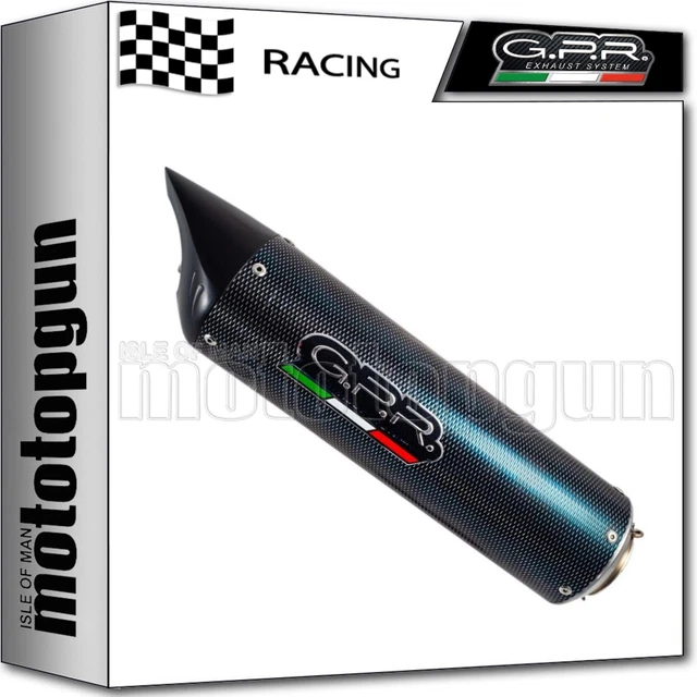POT ECHAPPEMENT RACING carbon look gpr pour honda cbr 600 rr 2015 15 ...