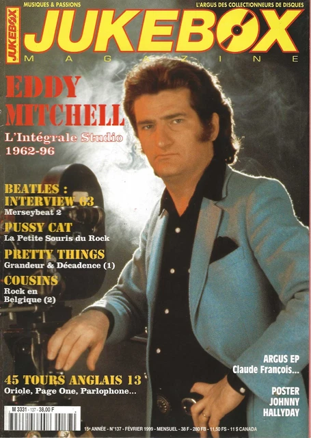 JUKE BOX MAGAZINE n° 137 - Eddy Mitchell (Février 1999) EUR 5,00 ...