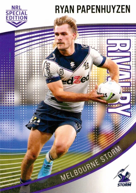 2022 MELBOURNE STORM NRL Card RYAN PAPENHUYZEN Rivalry Special Edition ...
