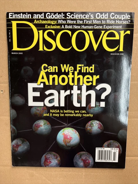 DISCOVER MAGAZINE MARCH 2002 - Can We Find Another Earth? £9.31 ...