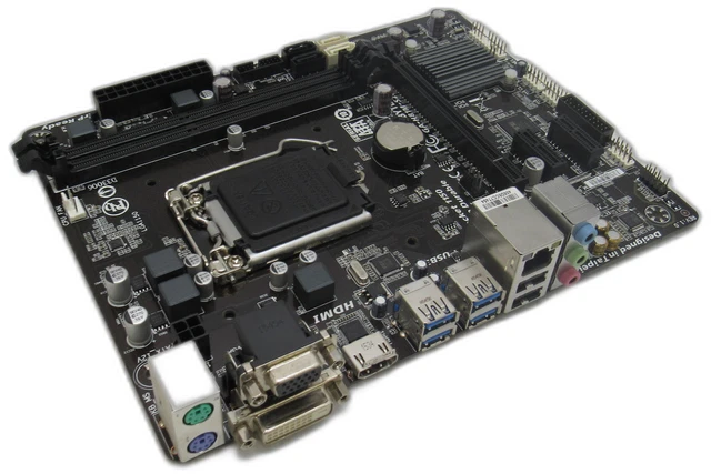 GIGABYTE GH-H81M-S2H, INTEL H81, LGA1150, Micro ATX, Motherboard W/ IO ...
