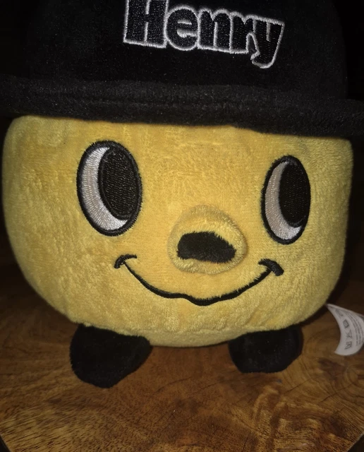 HUGGABLE HENRY HOOVER Soft Plush Toy Casdon Yellow Rare Cleaner George ...