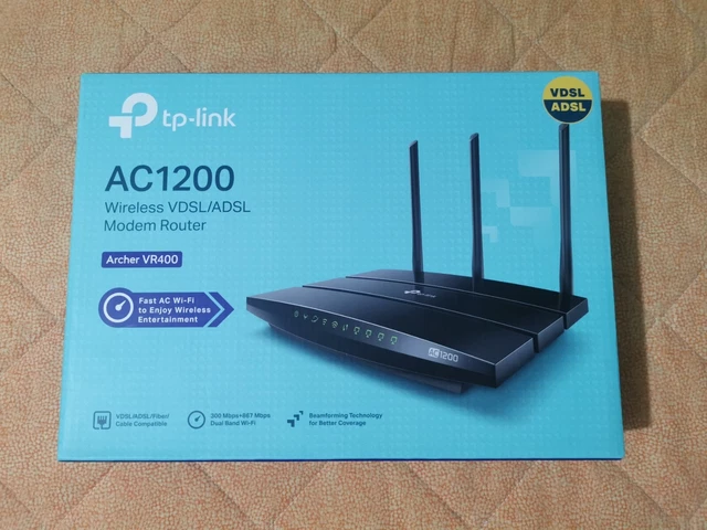 TP-LINK ARCHER VR400 Wireless DSL Modem Router - 2.4/5 GHz Fino A 867 ...