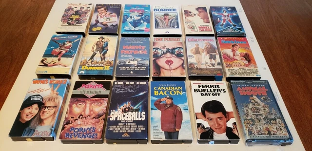 18 COMEDY VHS Tapes, 80' & 90's. John Candy, Chevy Chase, Plus So Many ...