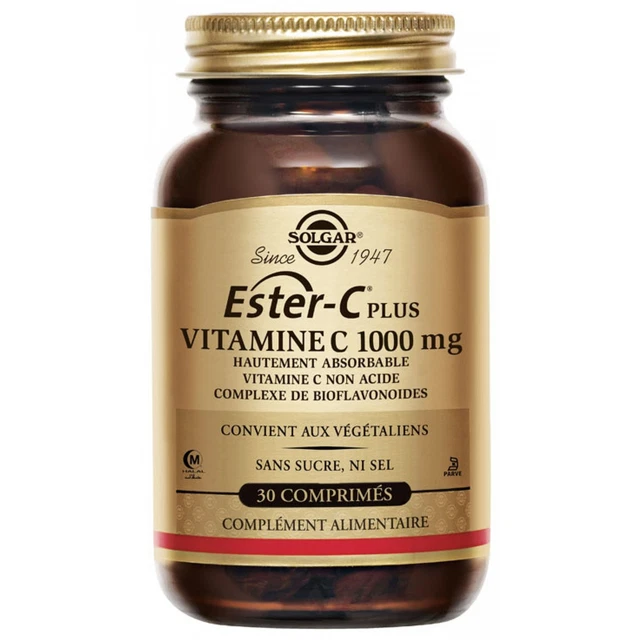 SOLGAR ESTER-C PLUS Vitamin C 1000mg 30 Tablets £33.41 - PicClick UK