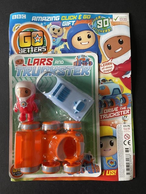 CBEEBIES GO JETTERS magazine Issue 36 /2019 With Lars And Trackster Set ...