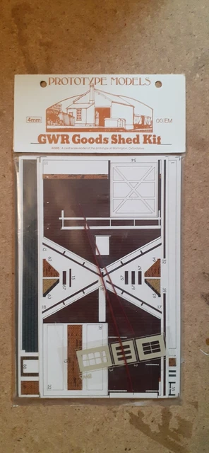 PROTOTYPE MODELS 4MM scale GWR goods shed kit. £9.99 - PicClick UK