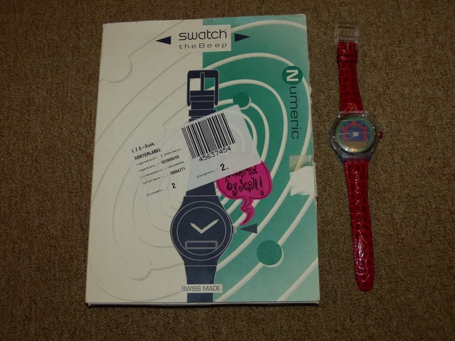 SWATCH THE BEEP Numeric Scall PAN 203 Moving Times - neu und nicht ...