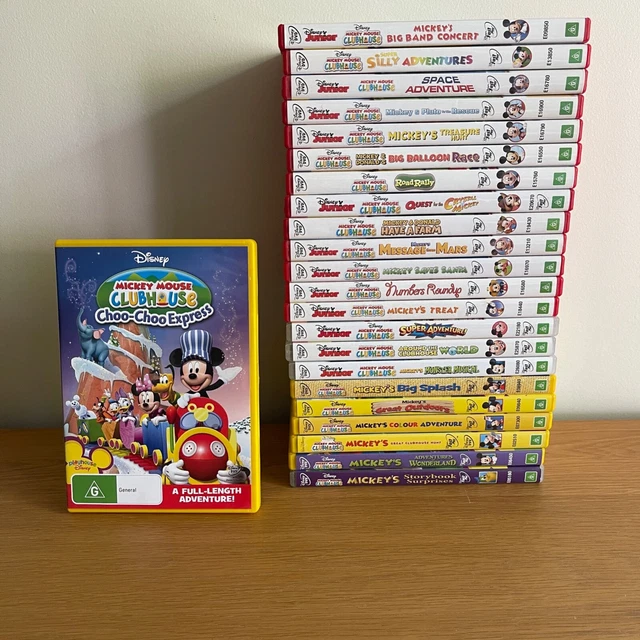 DISNEY JUNIOR MICKEY Mouse Clubhouse Lot of 23 DVDs Bulk Collection ...