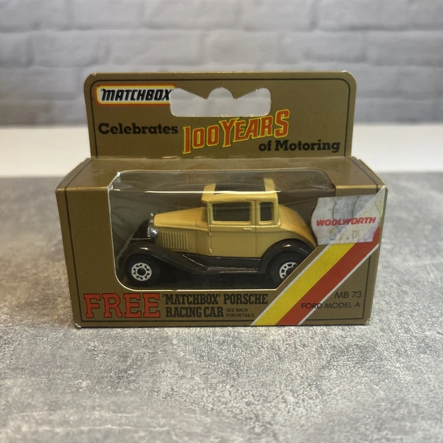 MATCHBOX MB73 'FORD Model A' 1:64. 100 Years Of Motoring. Boxed £10.90 ...