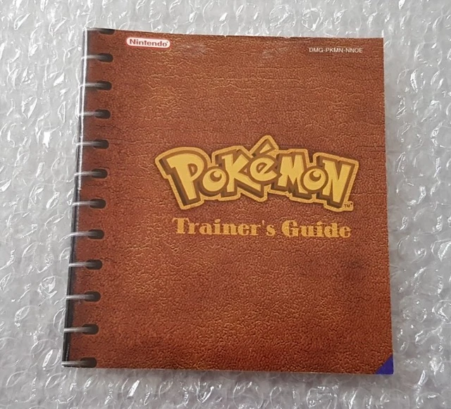 SPIELANLEITUNG POKEMON TRAINER'S Guide Game Boy Anleitung Rote & blaue ...