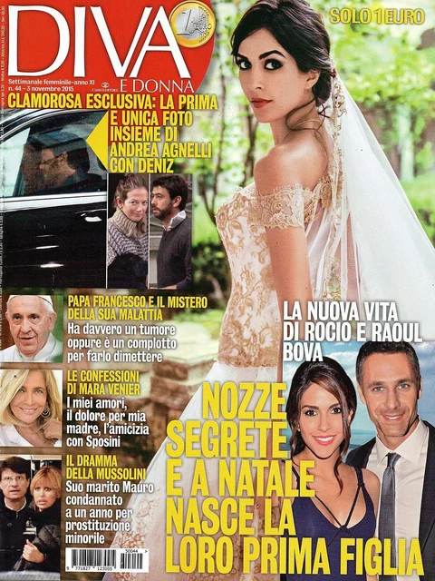 DIVA 2015 44.ROCIO Munoz Morales & Raoul Bova,Mara Venier,Sarah ...