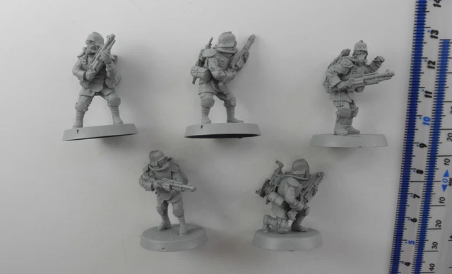 5 DEATH KORPS OF KRIEG ENGINEERS Forge World Astra Militarum Army Squad ...