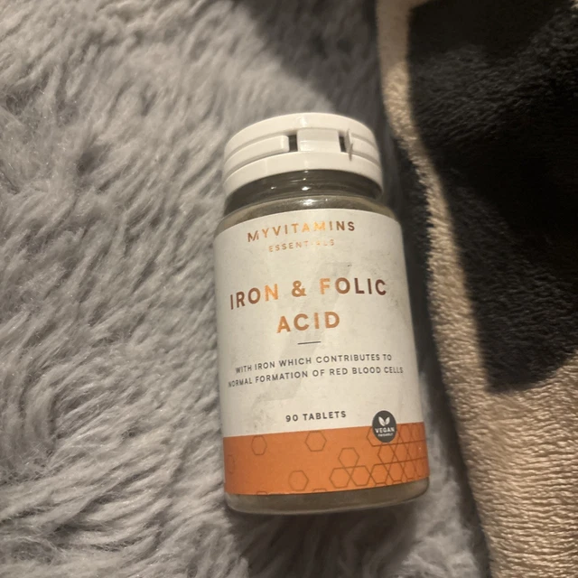 MYPROTEIN IRON & Folic Acid Tablets 30 Tablets £3.31 - PicClick UK