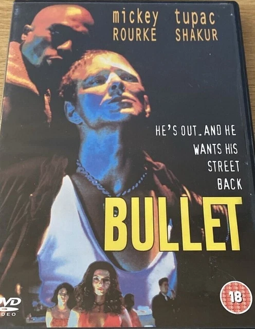 BULLET DVD (1996) Film Movie Tupac Shakur & Mickey Rourke UK Region 2 ...