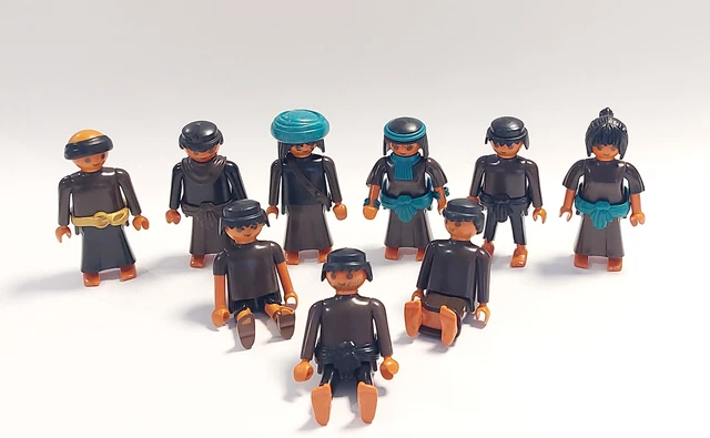 PLAYMOBIL FIGUREN KONVOLUT Sarazenen Arabischer Krieger Perser Antike 9 ...