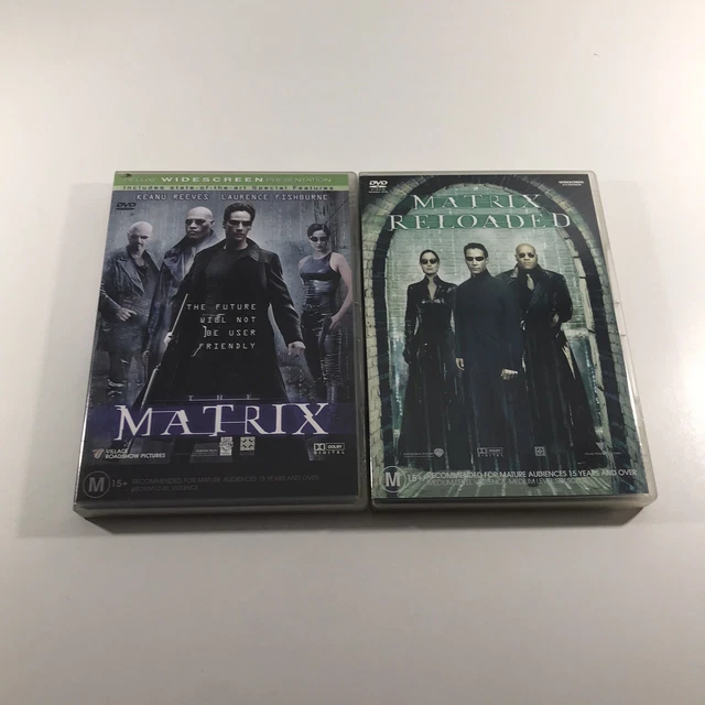 THE MATRIX AND Matrix Reloaded DVD Movie Bundle Lot Region 4 PAL Keanu Reeves $11.00 - PicClick AU