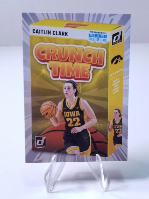 2024 PANINI CAITLIN Clark Collection Donruss Crunch Time Insert #SS-CT1 $6.73 - PicClick CA