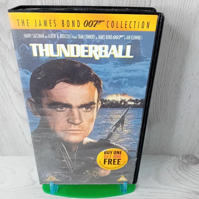 JAMES BOND 007 Thunderball Vhs Tape -Rare Retro Movie Series Vintage £10.43 - PicClick UK
