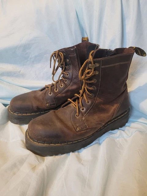 DR MARTENS DOC Martens Mens Boots Jadon Arc Archive Crazy Horse SIZE 12 ...