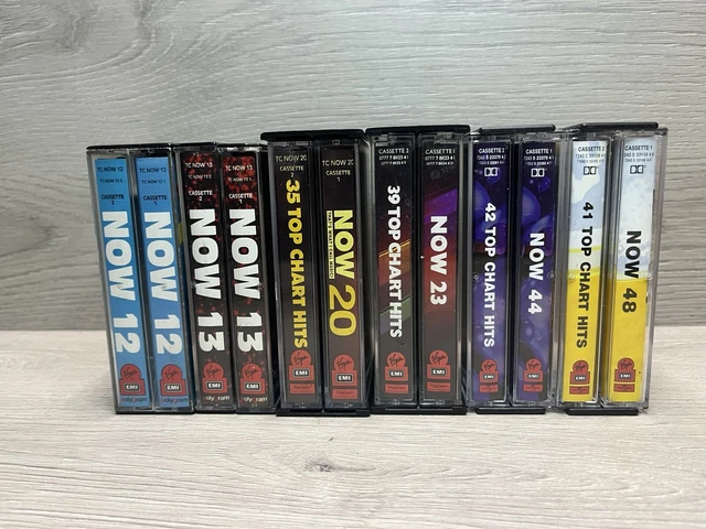NOW THAT'S WHAT I Call Music Cassettes Bundle 12 13, 20, 23, 44,48 ...