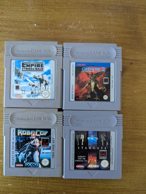 GIOCHI ORIGINALI GAMEBOY, Robocop, Stargate, Empire Strikes Back ...