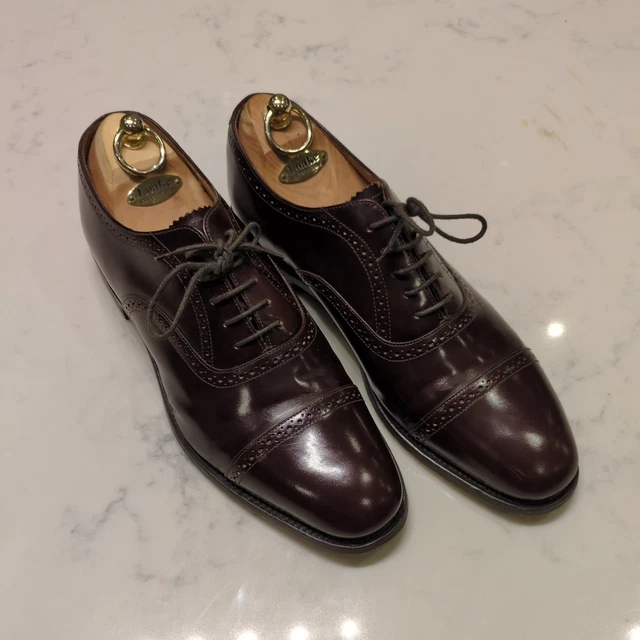 LOAKE OXFORD BROGUES Dark Brown Size 10 £47.52 - PicClick UK
