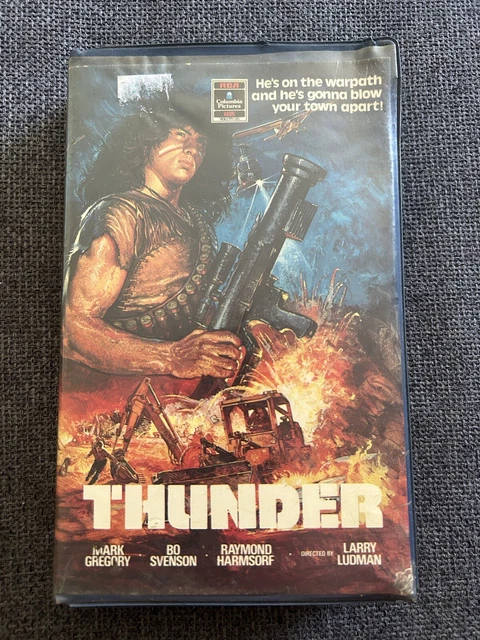 THUNDER CLAMSHELL MARK Gregory VHS Video Tape Vintage Casette Pal $49. ...