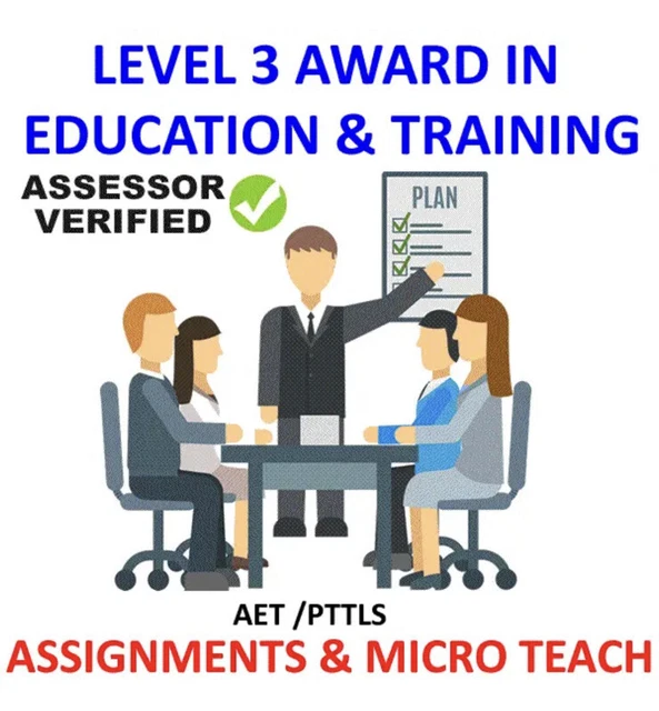 LEVEL 3 AWARD In Education & Training Aet Pttls All Assignments + Micro ...