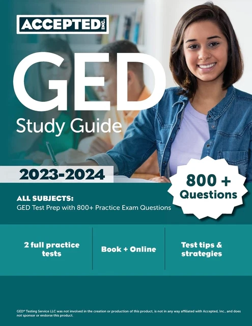 GED STUDY GUIDE 2023-2024 All Subjects: GED Test Prep with 800 ...