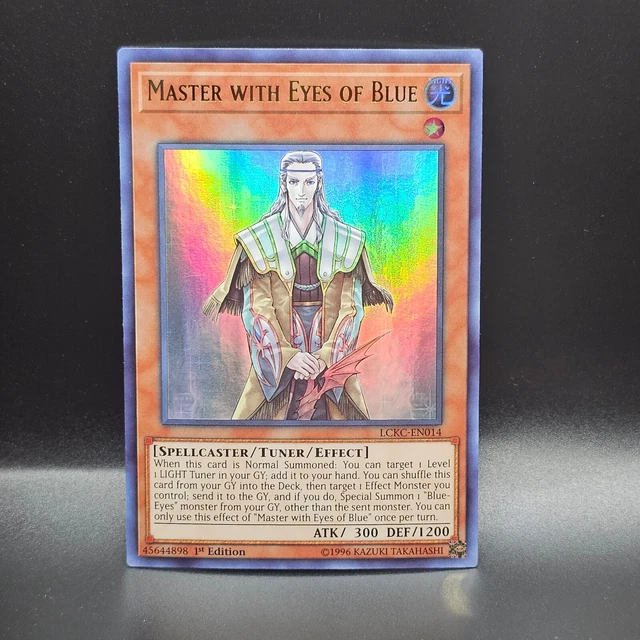YU GI OH Master With Eyes Of Blue LCKC-EN014 Ultra Rare 1st Ed Card LP ...