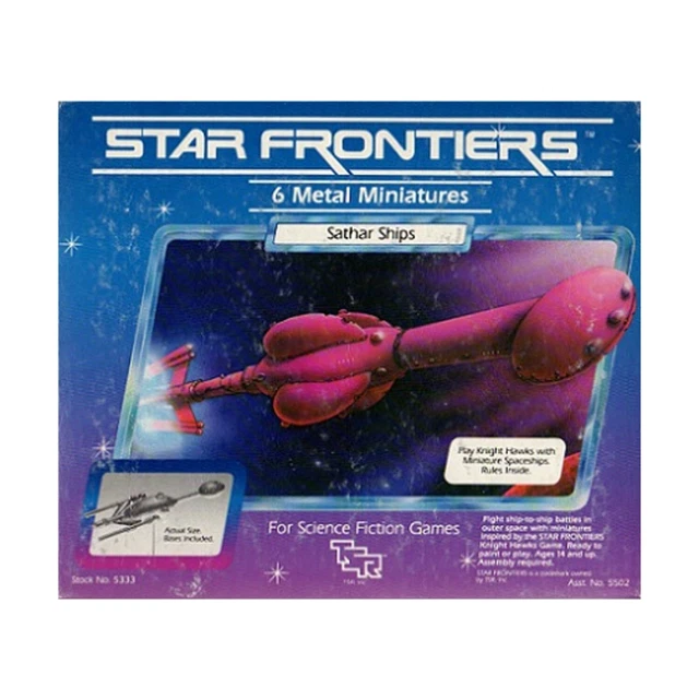 TSR GAMMA WORLD & Star Frontiers Star Frontiers - Sathar Ships VG+ £47. ...