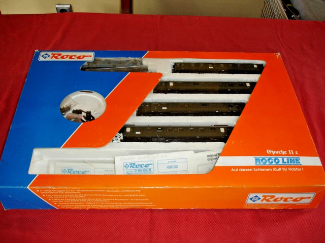 ROCO LINE 43032 Schnellzug E-Lok Br E44 Drg Epoche Ii H0 In Ovp Neu ...