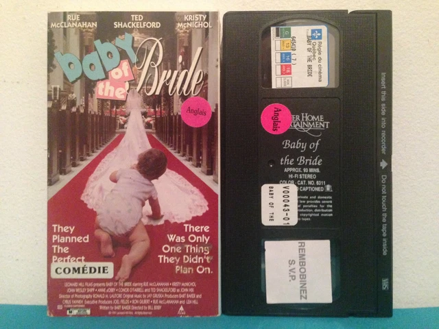 BABY OF THE bride VHS tape & sleeve RENTAL $4.84 - PicClick CA