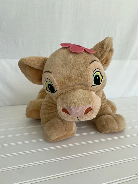 DISNEY NALA THE Lion King Cub Plush Pink Flower Stuffed Animal Toy 20 ...